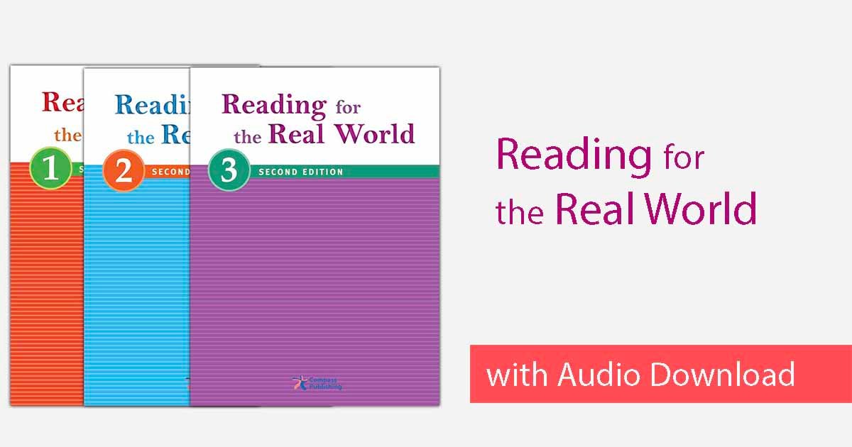 Trọn bộ Reading for the Real World 1, 2, 3 with Key, Audio